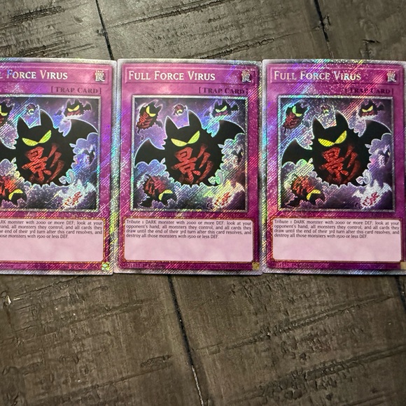 Yu-Gi-Oh! | Games | Full Force Virus Trading Cards | Poshmark